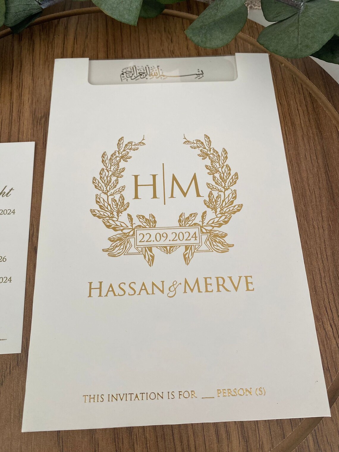 Acrylic Wedding Invitation With Henna Card - Etsy