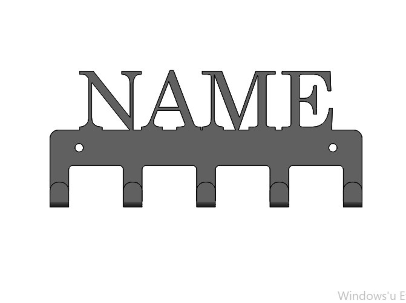 Key Hanger Laser Cut File Laser Cut File - Etsy