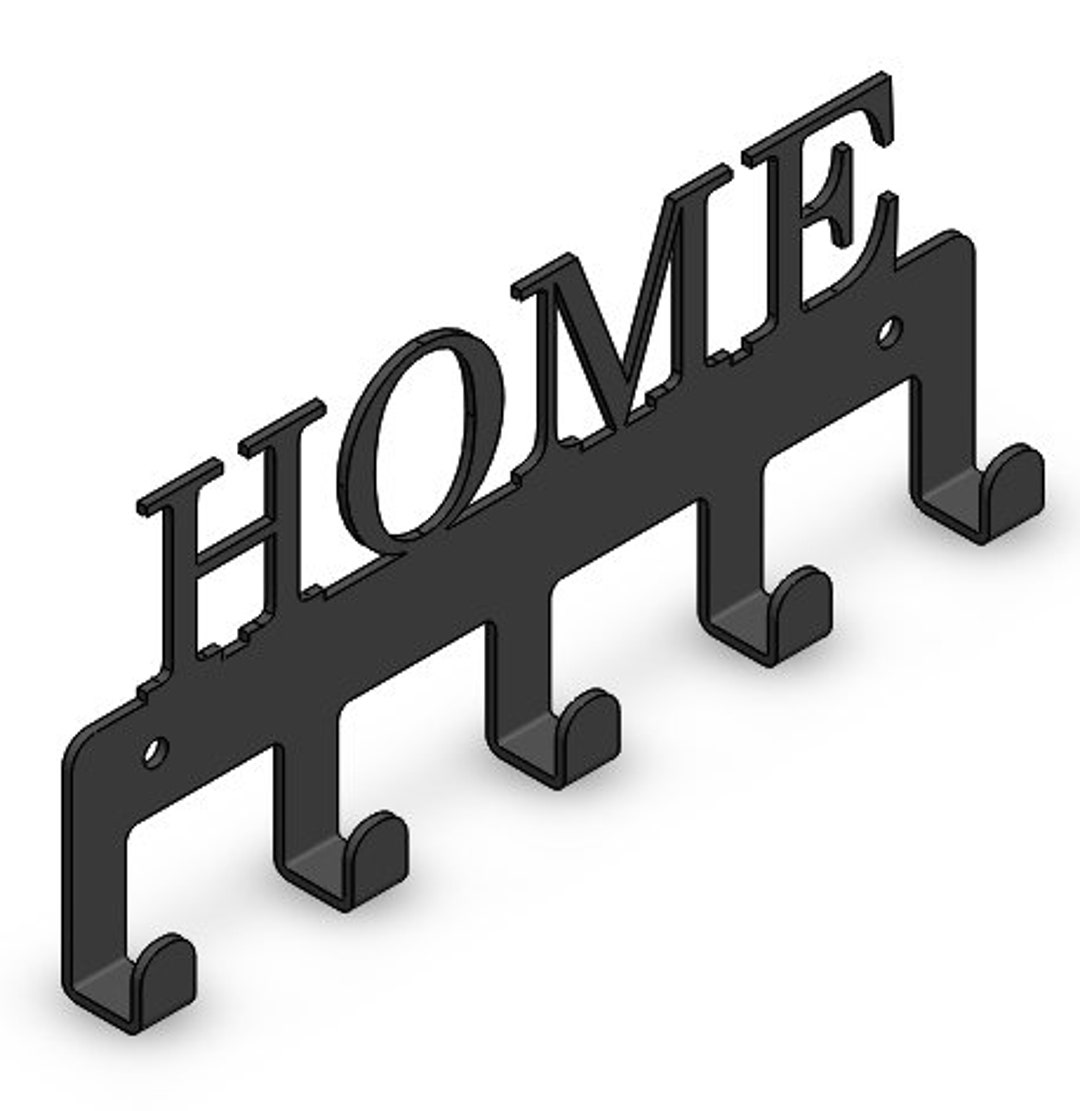 Key Hanger Laser Cut File - Etsy