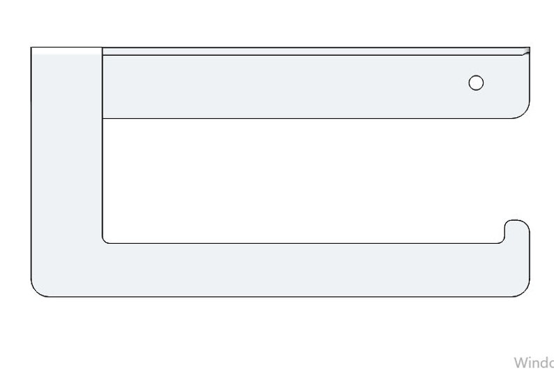 Toilet Paper Holder, Toilet Paper Rack Laser Cut File, Dxf, Dwg, 1.5 Mm ...