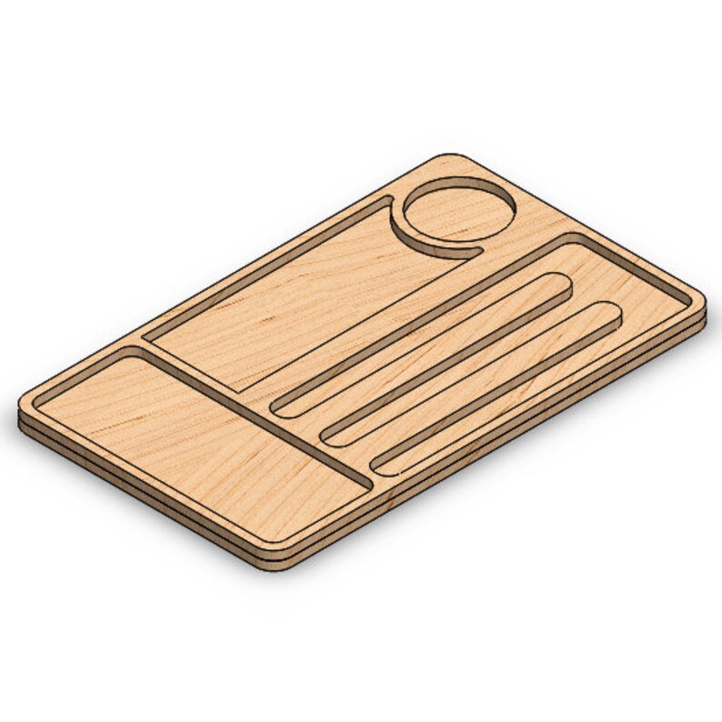 Laser Cut Organizer, DXF, Office Desktop Stationery Rack, Desktop ...