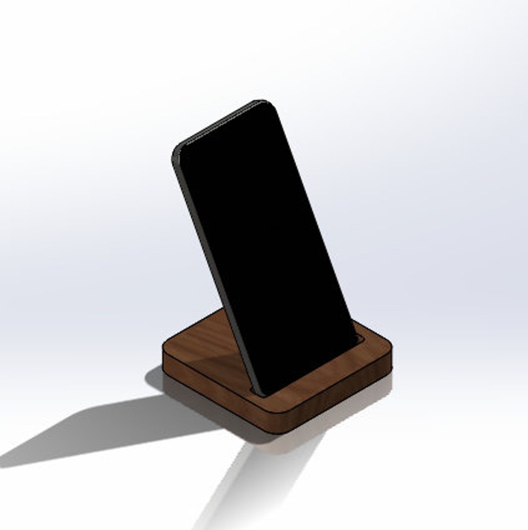 Phone Holder, 3d Drawing, Office Desktop Stationery Rack, Cnc Freze ...