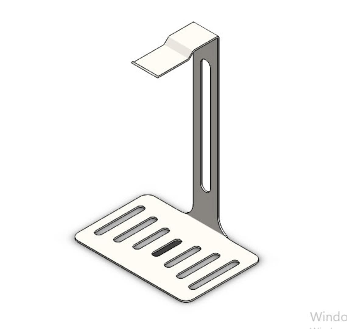 Desktop Headphone Holder Laser Cut File DXF 2 Mm DWG - Etsy