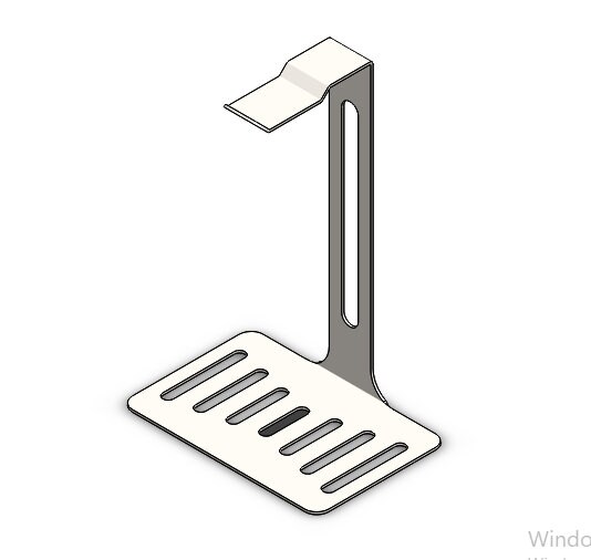 Desktop Headphone Holder Laser Cut File DXF 2 Mm DWG - Etsy