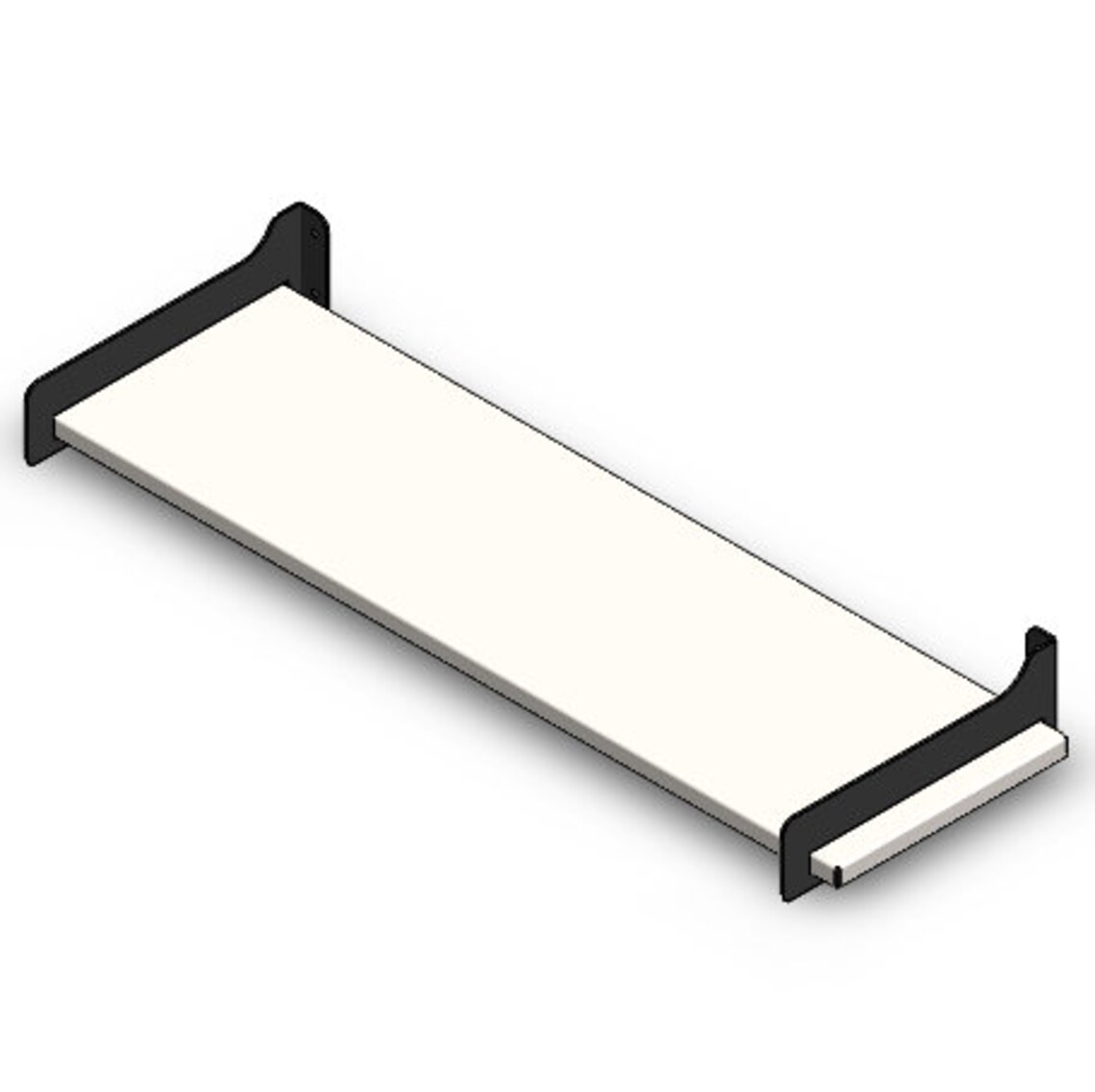 Laser Cut Shelf Holder DXF, 2 Mm, DWG, 3D Drawing - Etsy