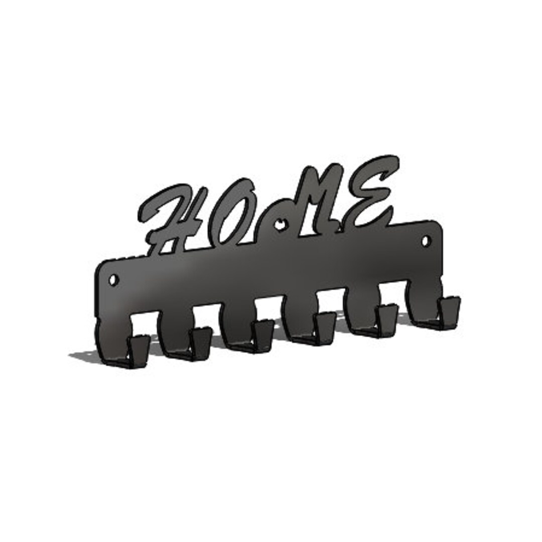 Key Hanger Laser Cut File, Key Holder, Digital Design, Key Hanger, Svg ...