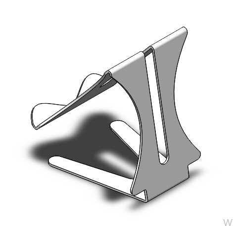 Laser Cut Phone Holder DXF 1.5 Mm DWG - Etsy