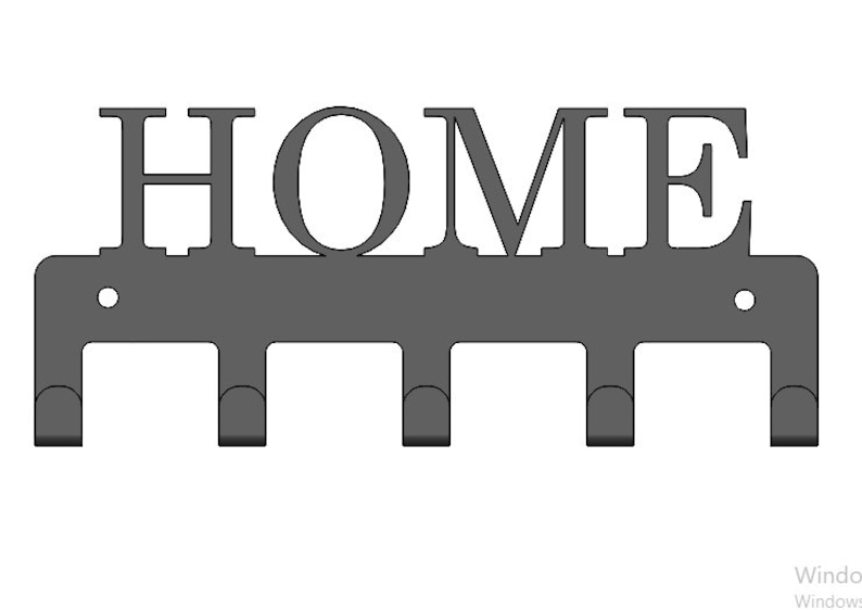 Key Hanger Laser Cut File - Etsy