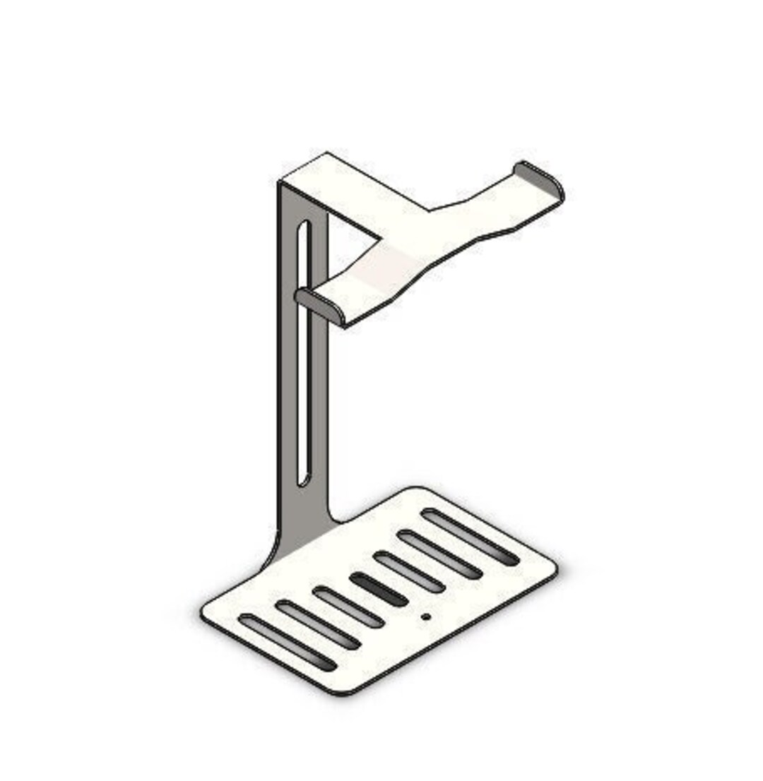 Desktop Headphone Holder Binary Laser Cut File DXF 2 Mm DWG - Etsy