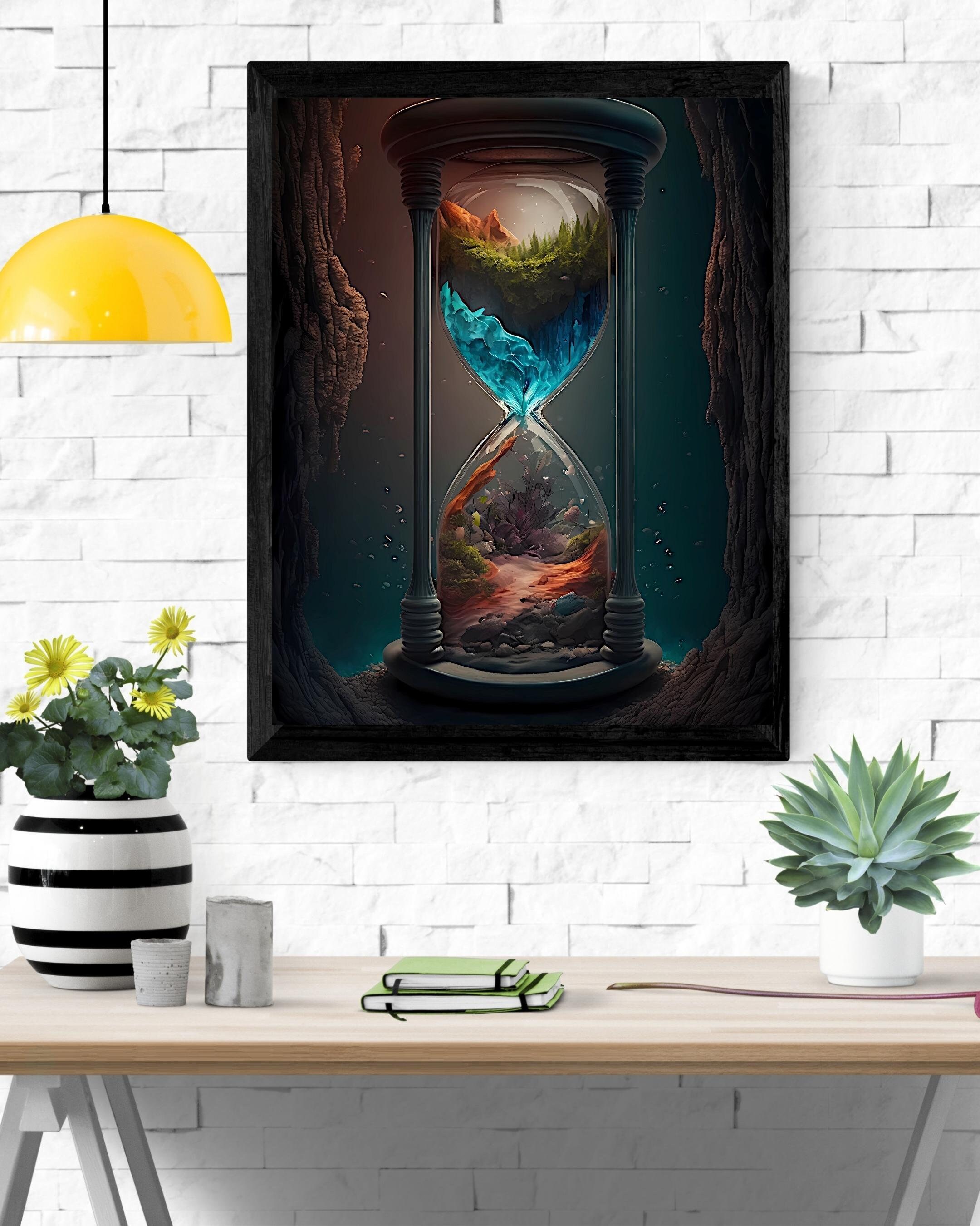 Fantasy Hourglass Wall Art Fantasy Hourglass Print Digital - Etsy