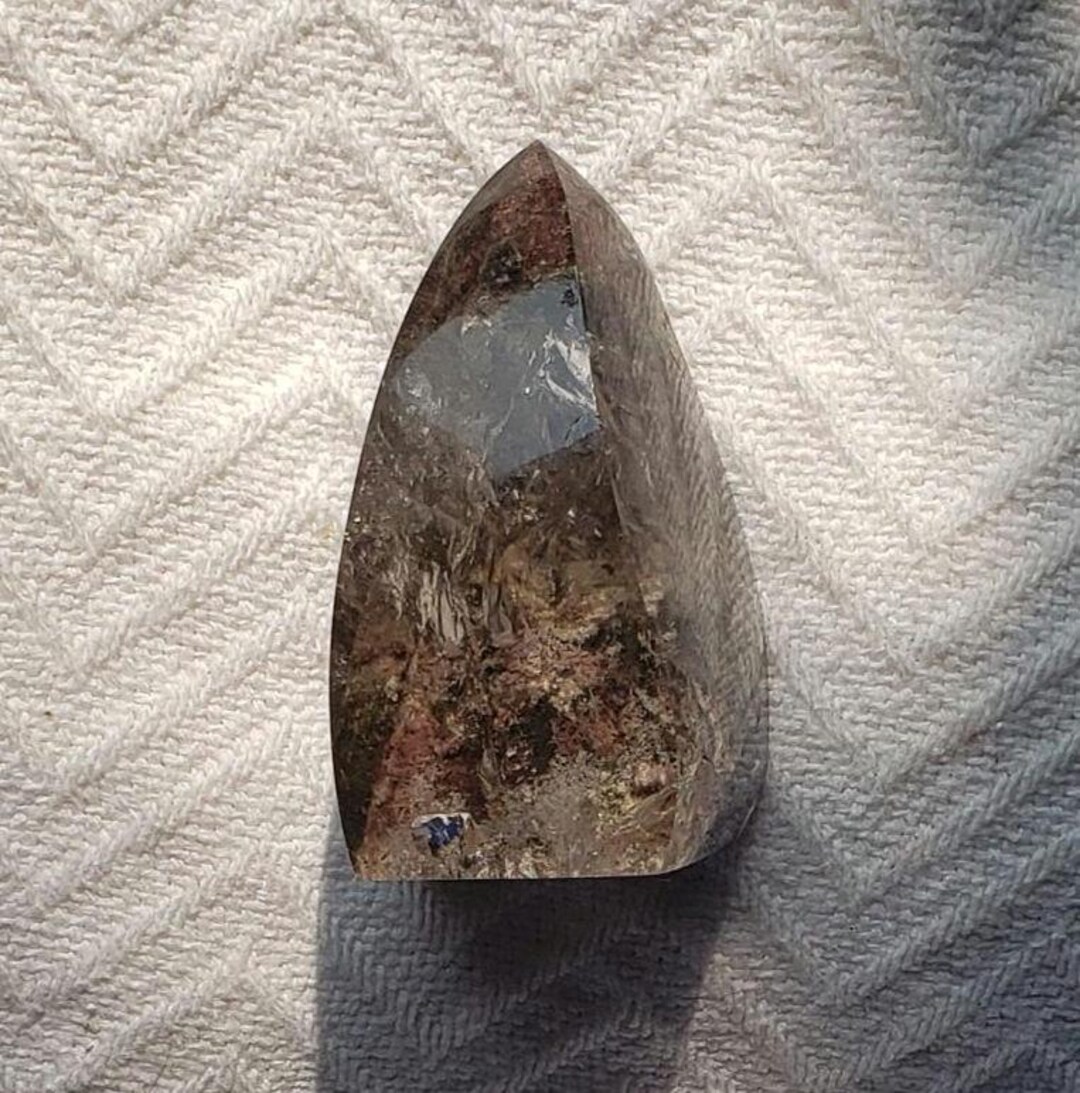 Free-form Fairy Tower Smoky Quartz With Chlorite Cookeite Inclusions ...