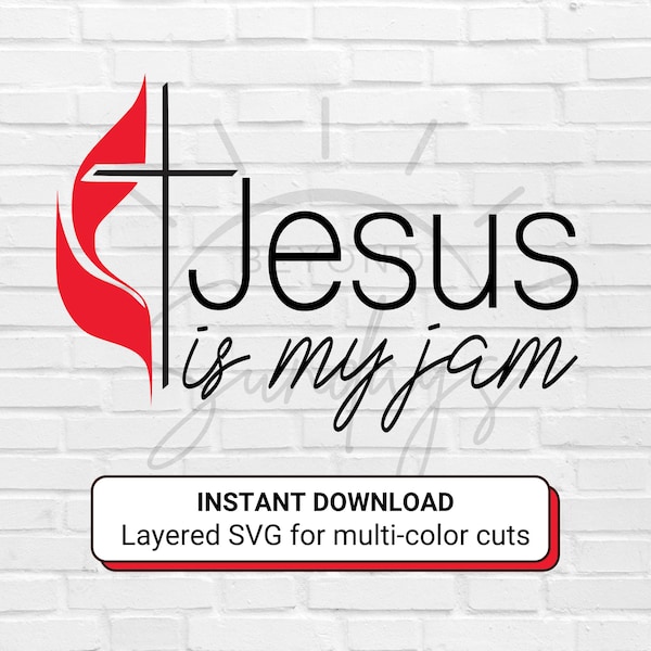 Methodist Cross Svg - Etsy