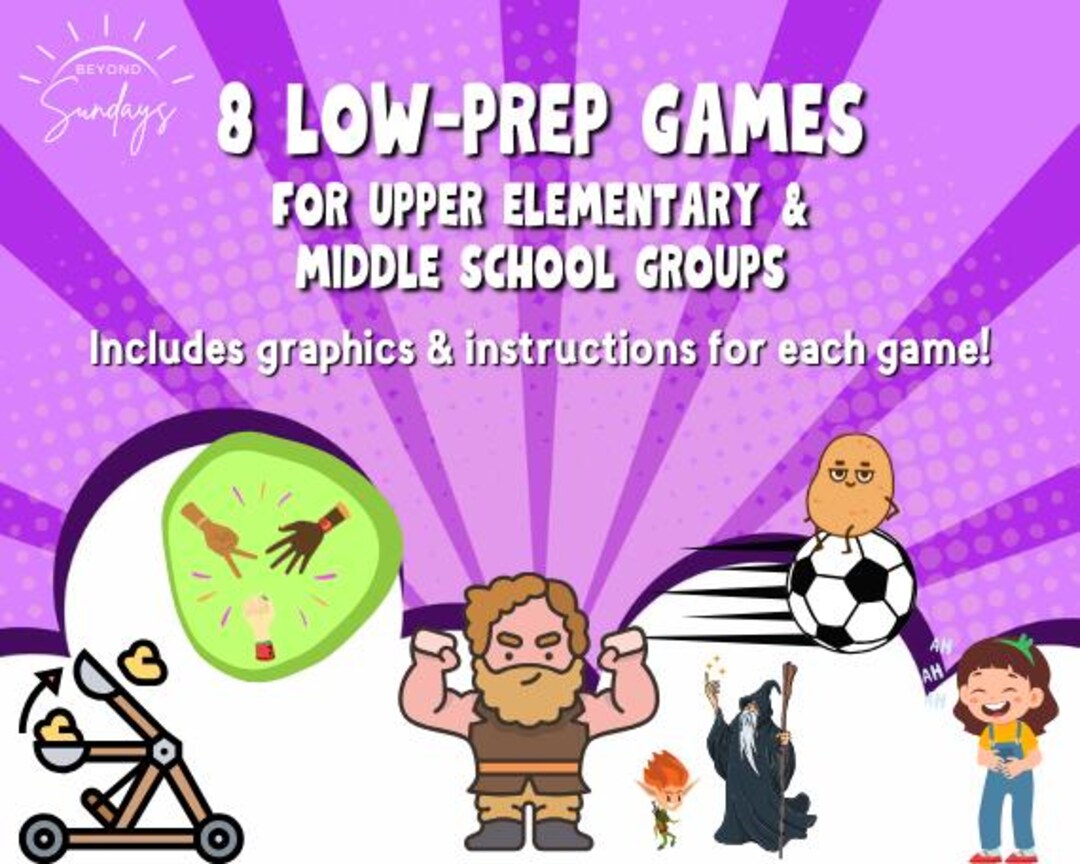 8 Low-prep Games for Upper Elementary & Middle School Groups - Version ...