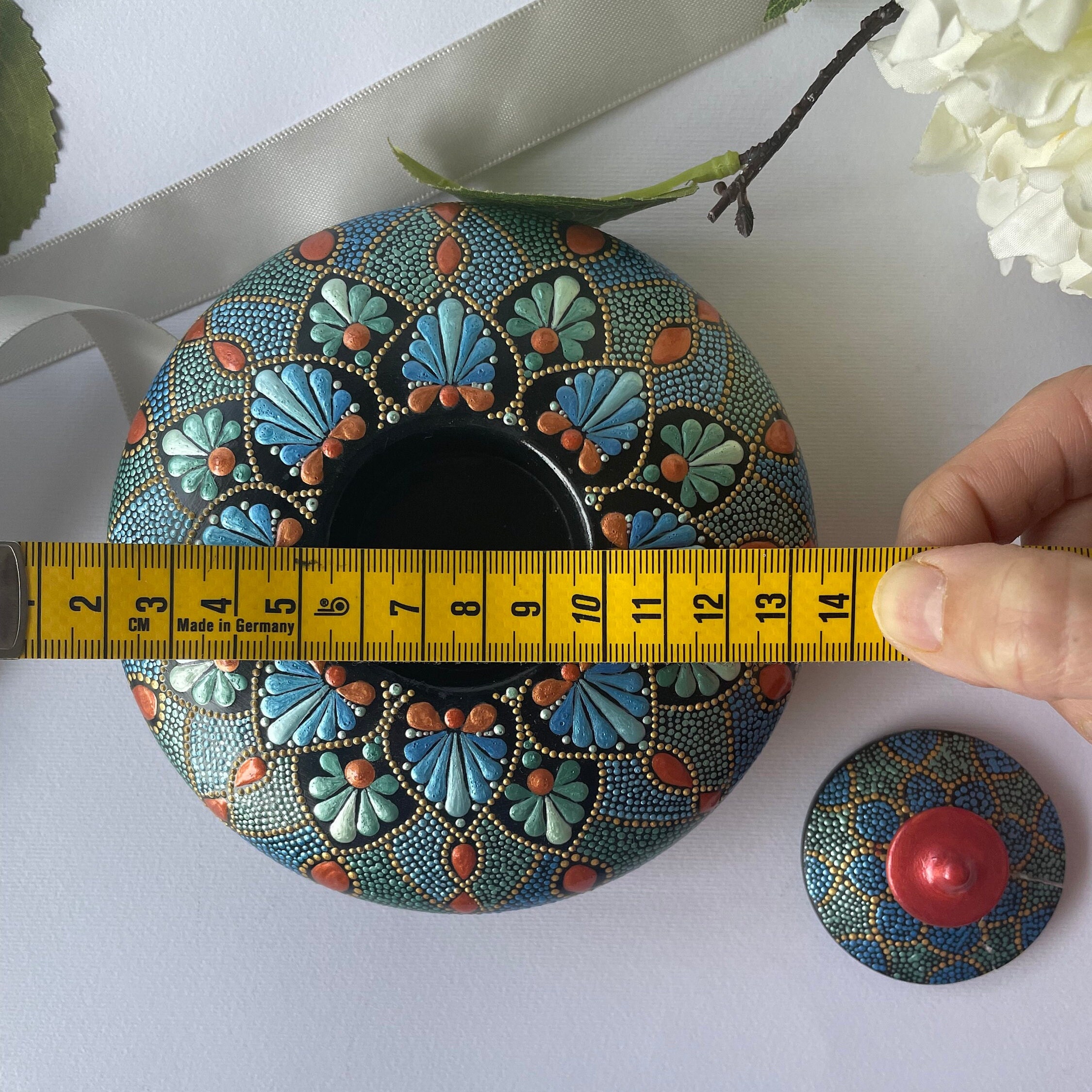 Mandala Tealight Candle Holder round Candle Holder Mandala Light Candle ...