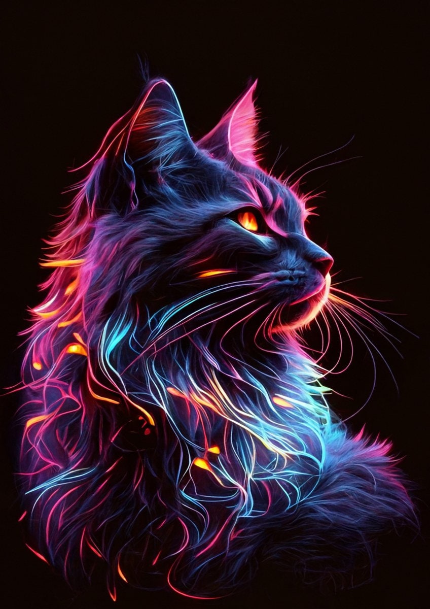 Cool Neon Pictures Of Animals