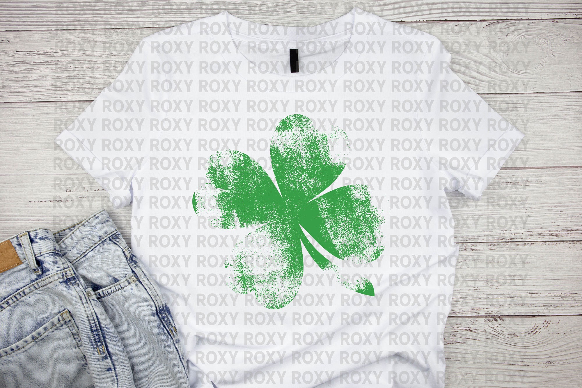 Distressed Clover Svg, Irish SVG, St Patricks Day Svg, St Patricks ...