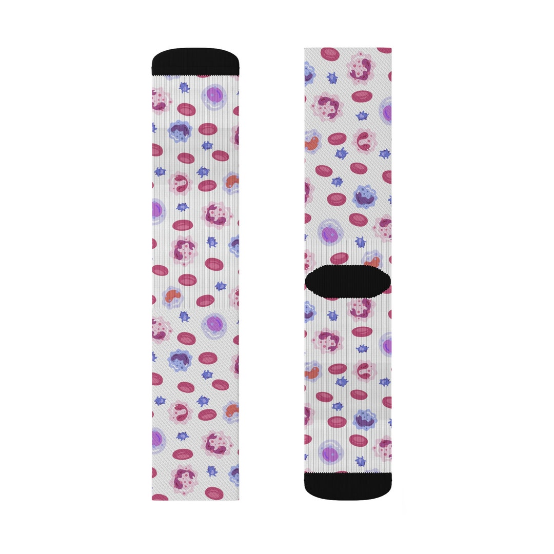 Blood Smear Hematology Immunology Pathology Lab Scientist Socks - Etsy