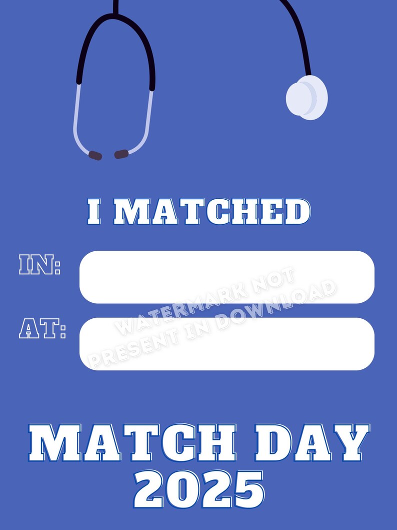 Match Day 2025 Digital Print Sign / Poster - Etsy