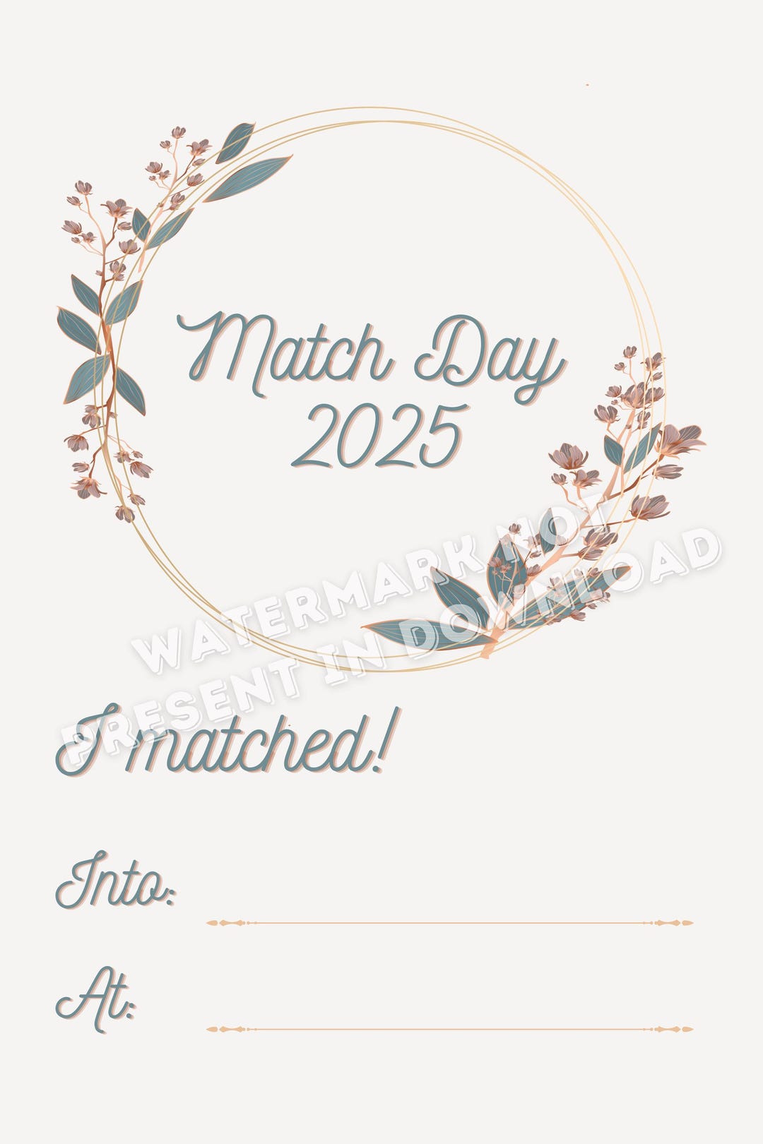 Match Day 2025 Digital Print Sign / Poster - Etsy