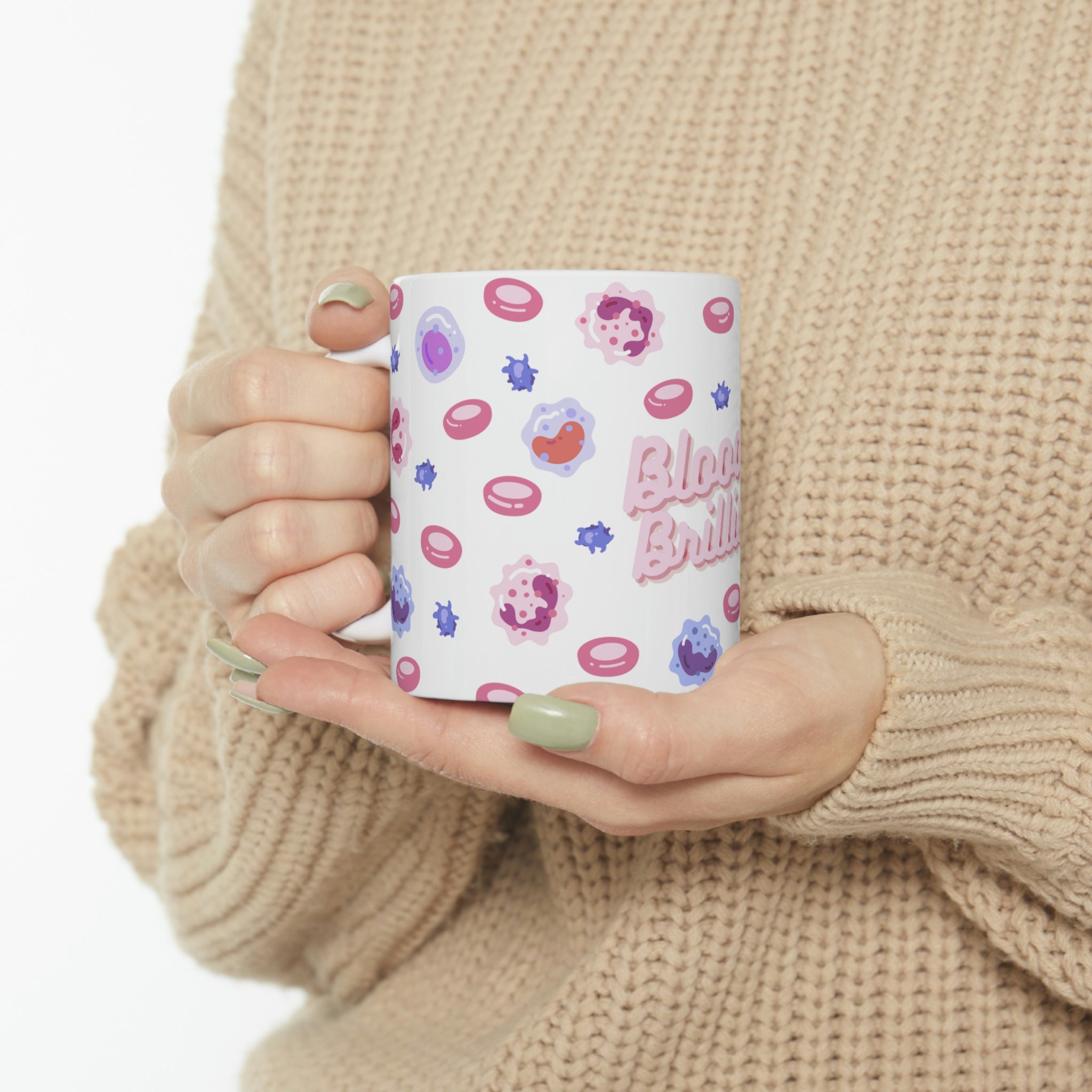 Bloody Brilliant Blood Smear Mug - Etsy