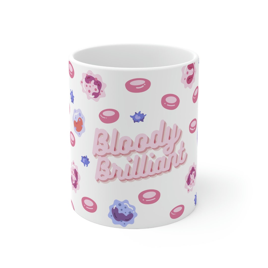 Bloody Brilliant Blood Smear Mug - Etsy