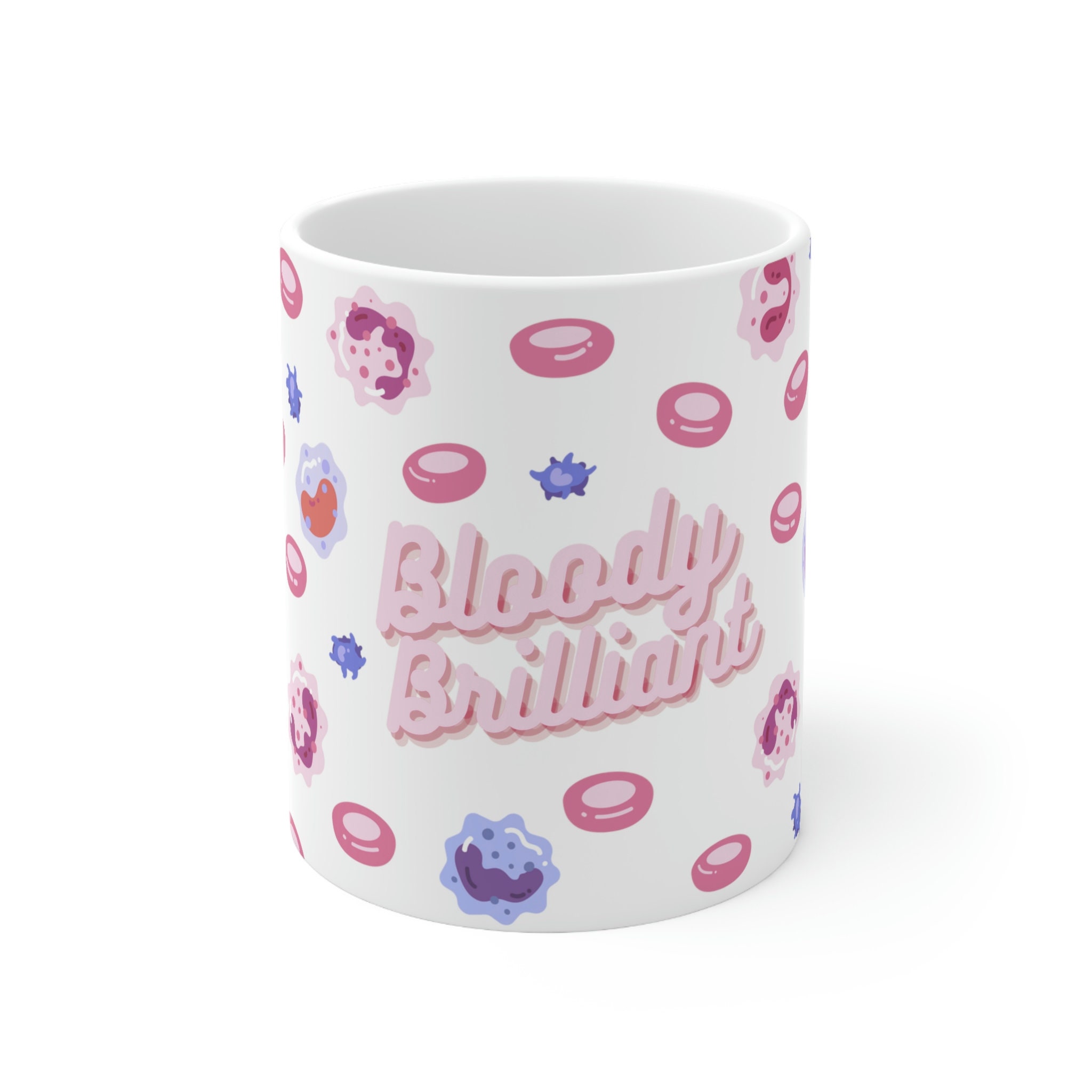 Bloody Brilliant Blood Smear Mug - Etsy