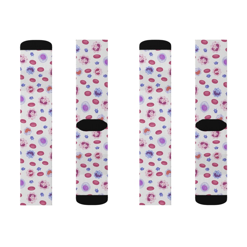 Blood Smear Hematology Immunology Pathology Lab Scientist Socks - Etsy