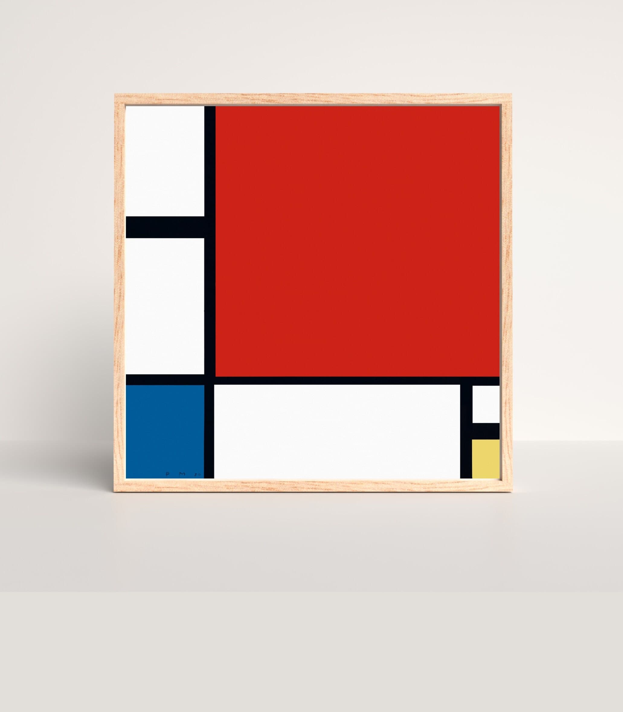Piet Mondrian Print, Mondrian Exhibition, Modern Gallery, Geometric ...