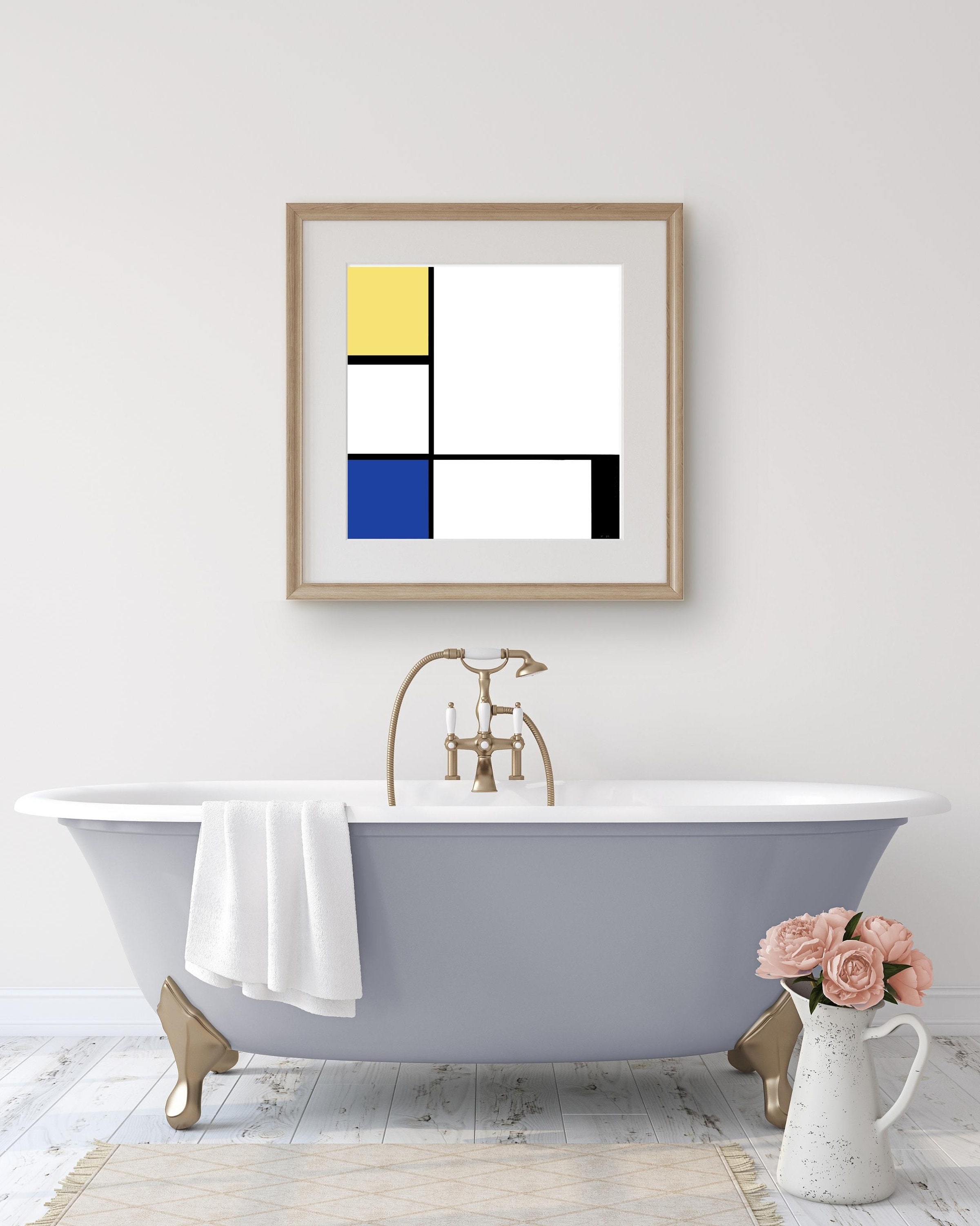 Piet Mondrian Print, Mondrian Exhibition, Modern Gallery, Geometric ...