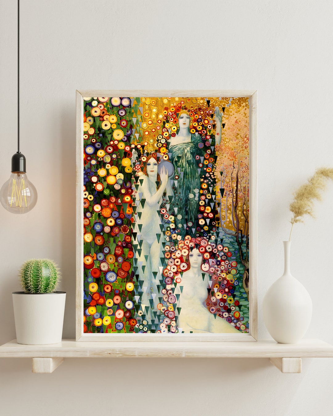 Gustav Klimt Inspired Digital Poster the Life and Animation of - Etsy