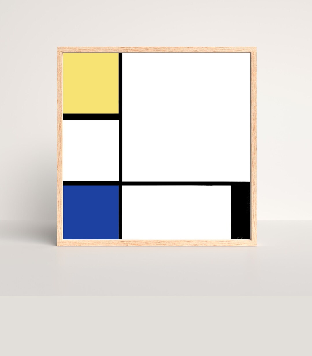 Piet Mondrian Print, Mondrian Exhibition, Modern Gallery, Geometric ...