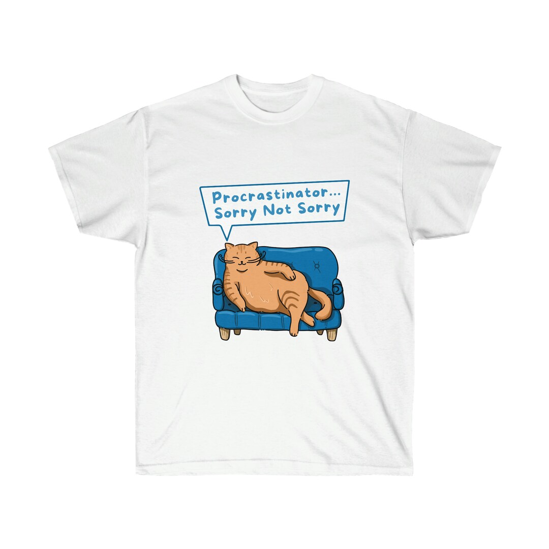 Procrastinator T-shirt - Etsy
