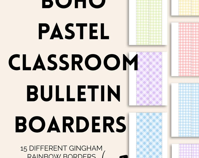 Pastel Calm Classroom Printable Bundle | Classroom Decor Bundle Back to ...