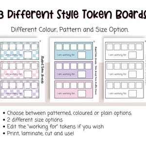 Printable Token Board Strips for Kids | Editable Reward Chart | ABA ...