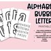 Printable Lowercase Bubble Letters: Alphabet Learning, Crafts (PDF ...