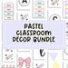 Pastel Calm Classroom Printable Bundle | Classroom Decor Bundle Back to ...