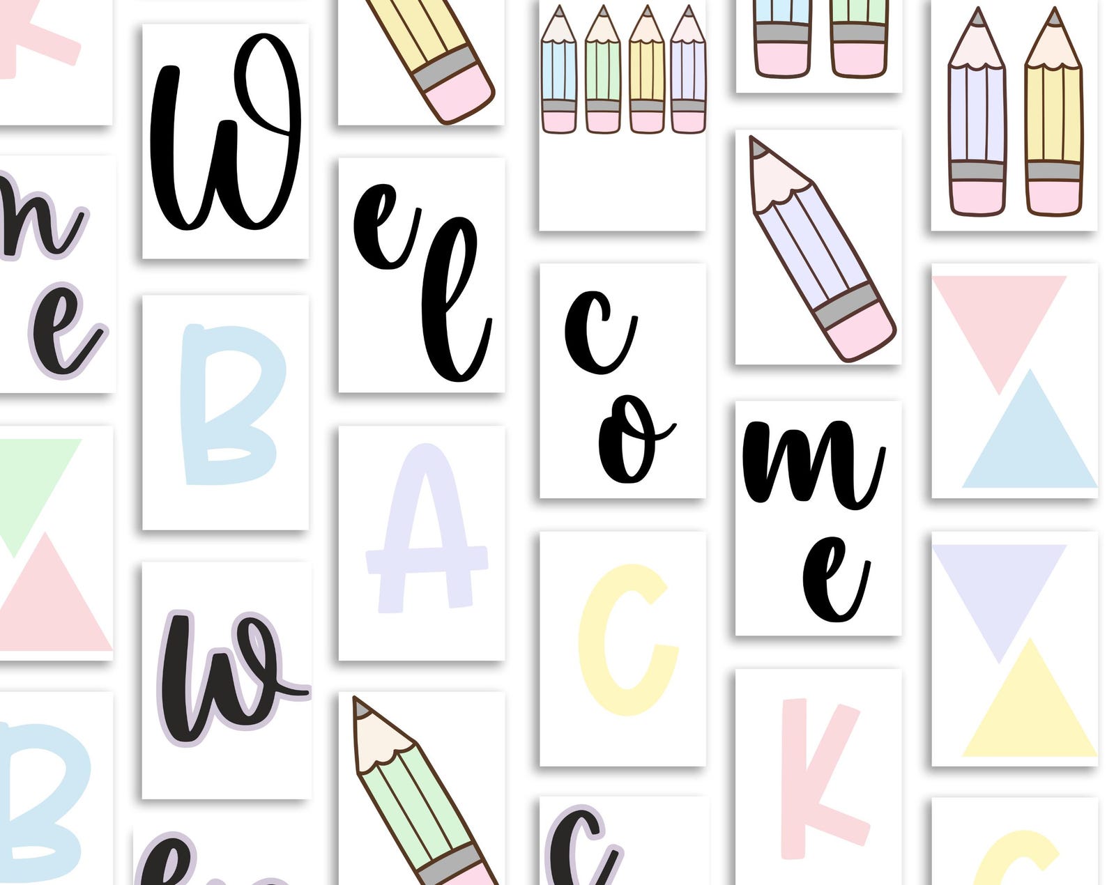 Pastel Calm Classroom Printable Bundle | Classroom Decor Bundle Back to ...