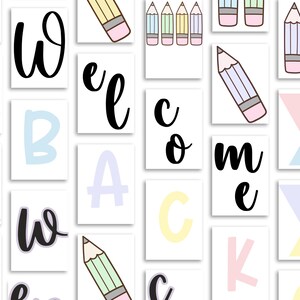 Pastel Calm Classroom Printable Bundle | Classroom Decor Bundle Back to ...