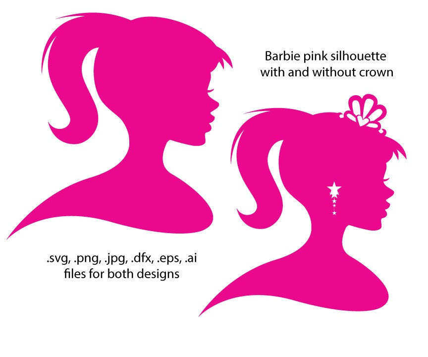 Barbie Head Silhouette