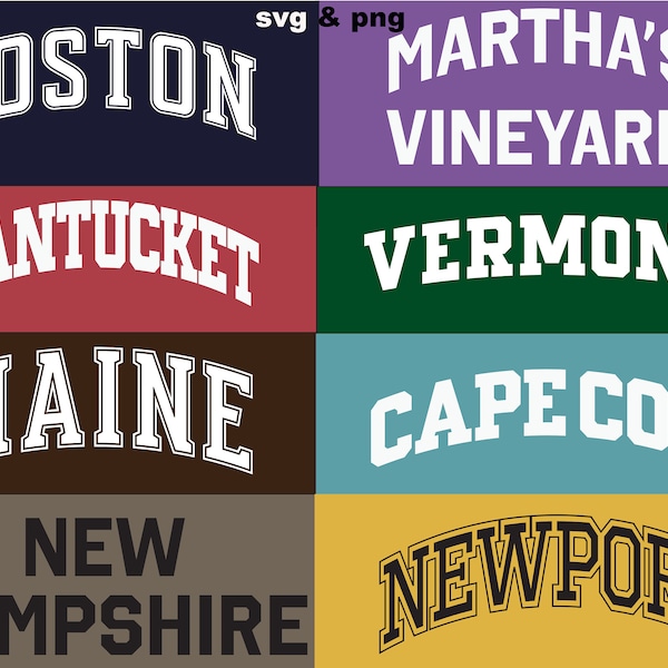 Martha Vineyard Svg - Etsy