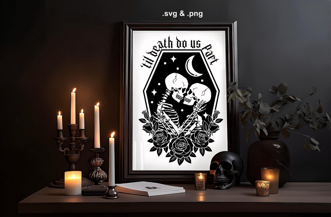 Til Death Do Us Part, the Lovers .svg, Png, Sublimation and Cutting ...