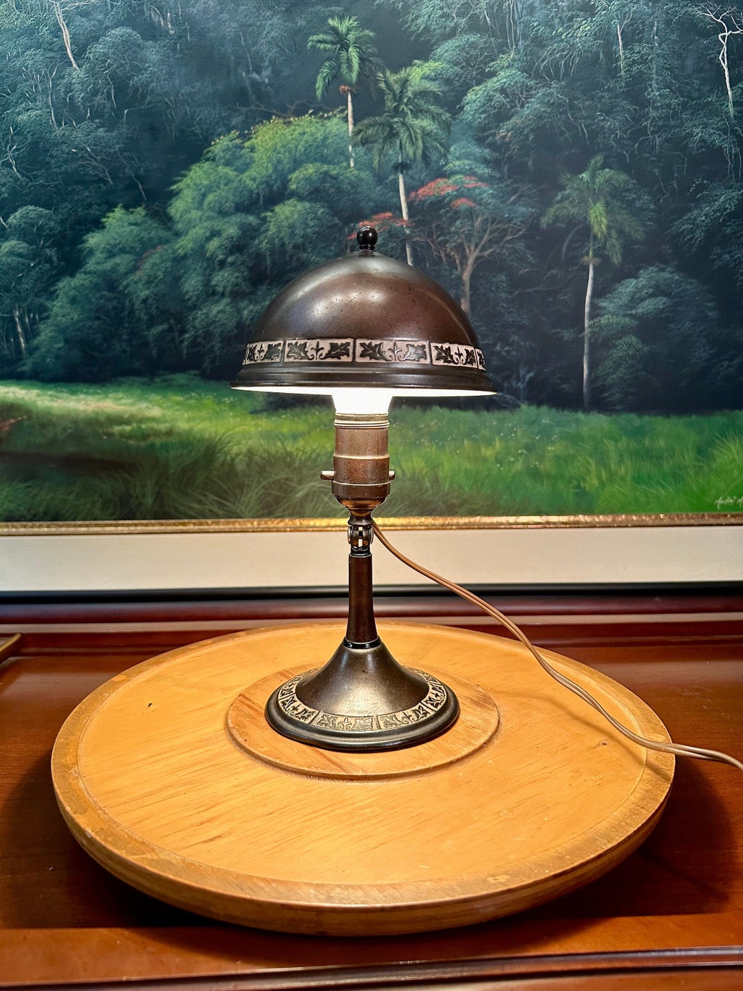 Art Deco Greist Super Adjustable Lamp 1930s Bronze Metal Desk - Etsy