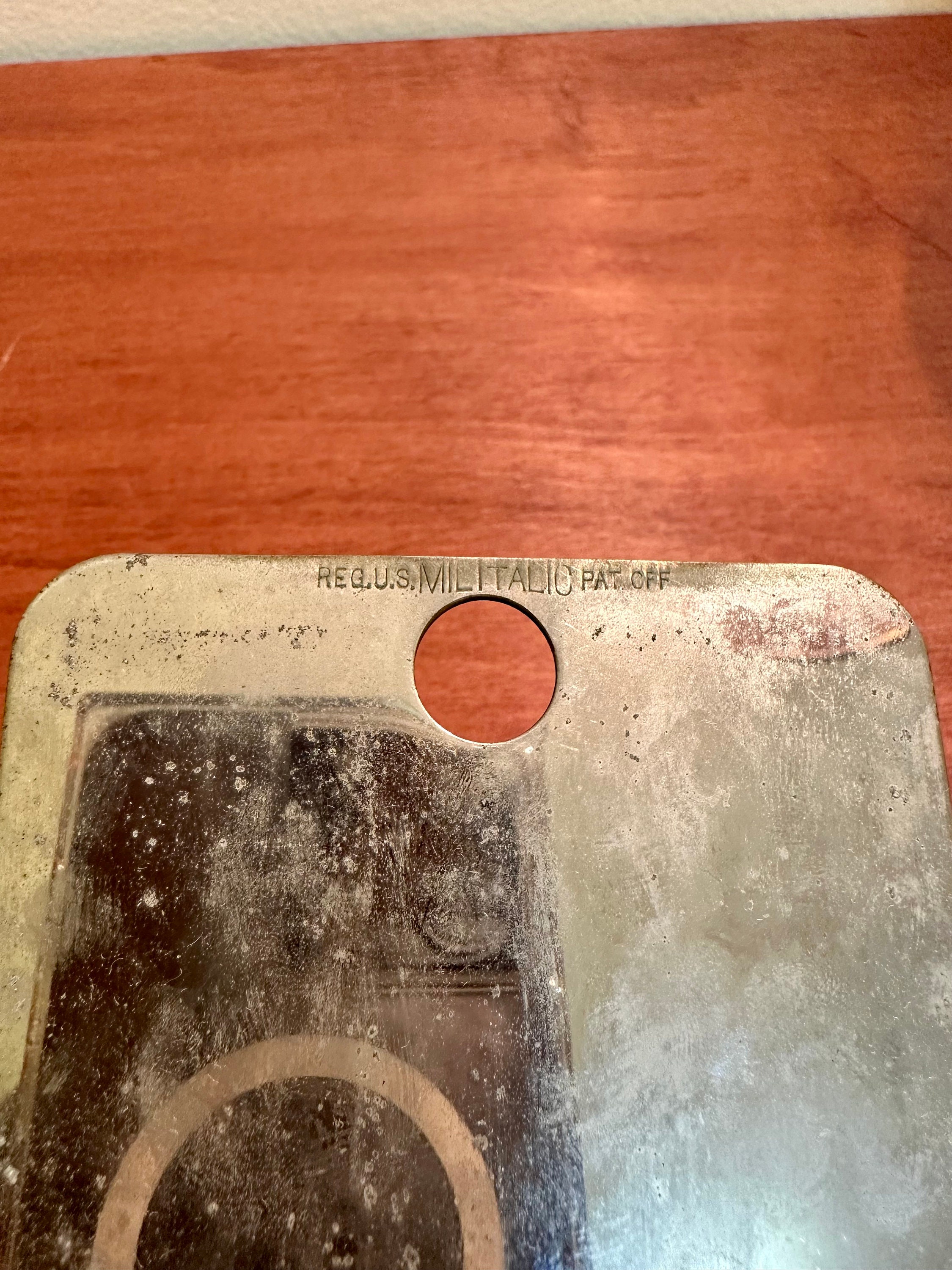 Vintage WWII Set of 2 Military Signal / Shave Mirrors With - Etsy