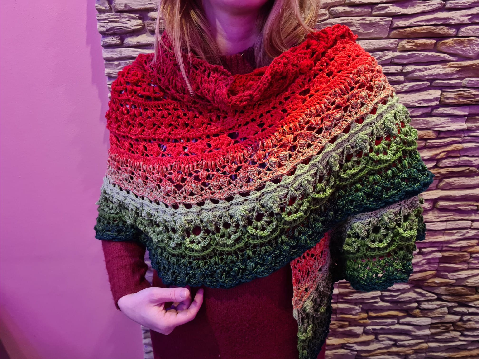 Twisted Mix - Elegant Lace Shawl Crochet Pattern - Etsy