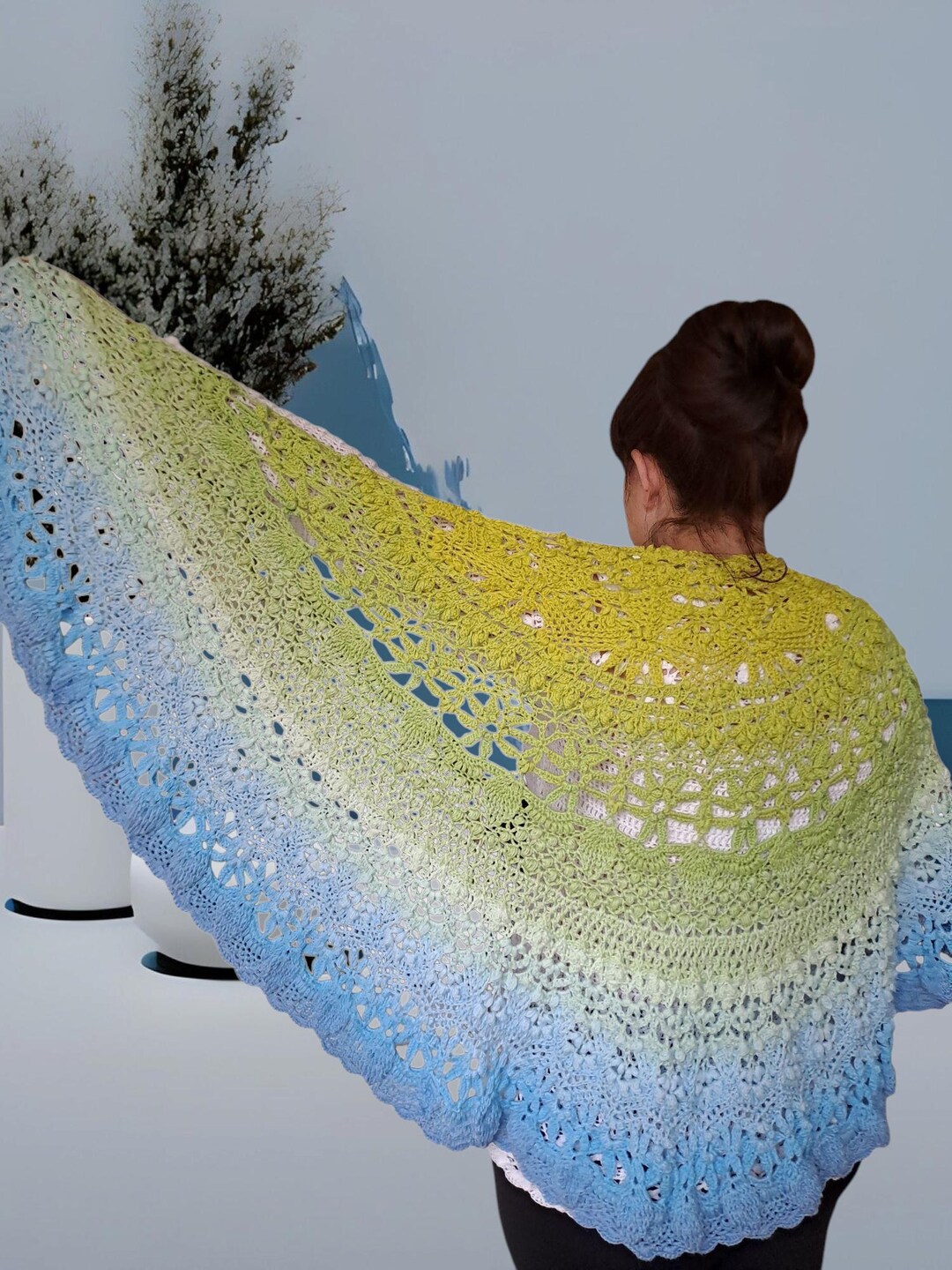 Edelweiss on the Rock – Elegant Lace Crochet Shawl PDF Pattern Instant ...