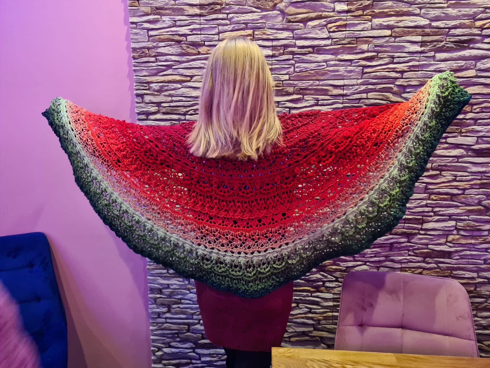 Twisted Mix - Elegant Lace Shawl Crochet Pattern - Etsy