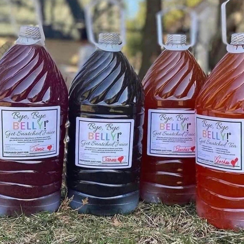Bye Bye Belly Get Snatched Juice - Etsy Bye Bye Belly Get Snatched Juice - Etsy
