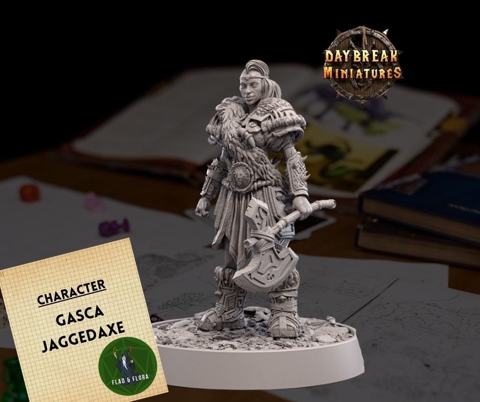 Highlander/human Miniature I 3D Printed I 32mm Scale I Medium Sized D&D ...