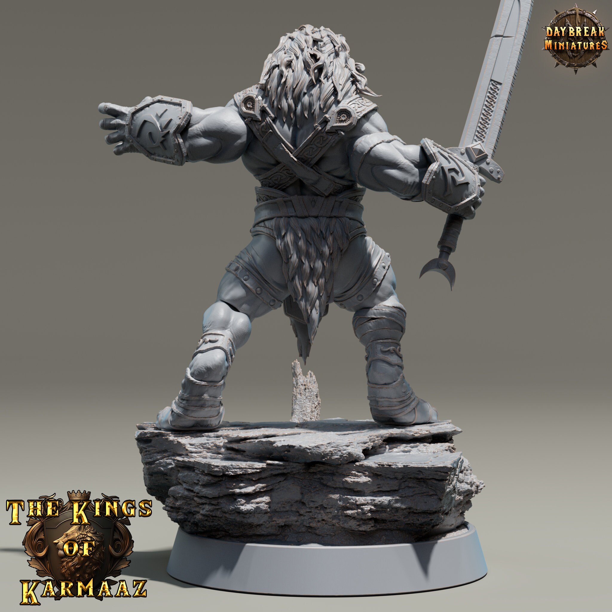 Lion/leonin Miniature I 3D Printed I 32mm Scale I Medium Sized D&D ...
