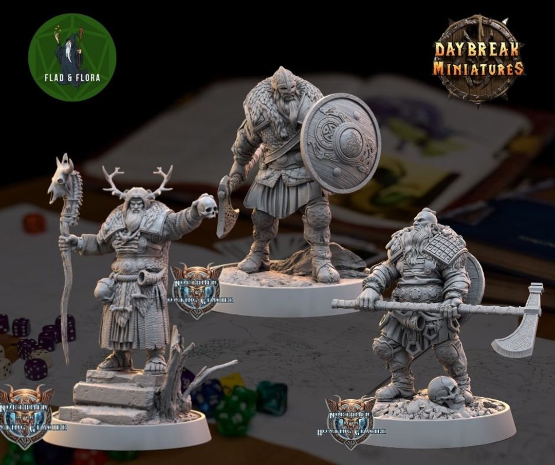 Northman/human Miniature I 3D Printed I 32mm Scale I Grey I - Etsy